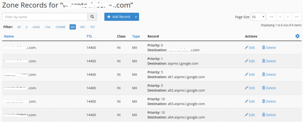 How to configure MX records for Google Workspace (G Suite) in cPanel ...